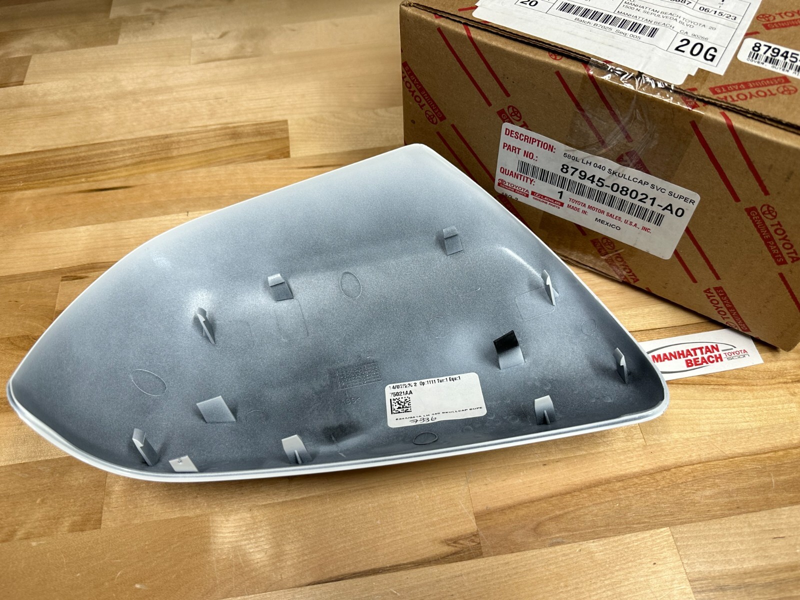 12-20 TOYOTA SIENNA LE, SE, XLE DRIVER MIRROR COVER 87945-08021-A0 ...