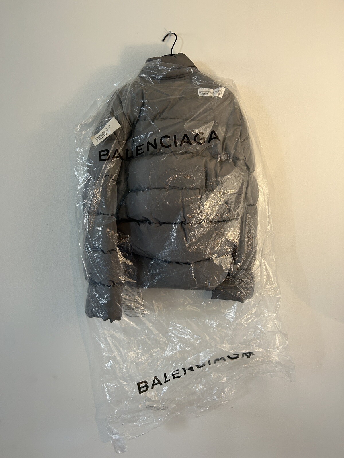 Runway Balenciaga Oversized Down Puffer Jacket, Grey,… - Gem