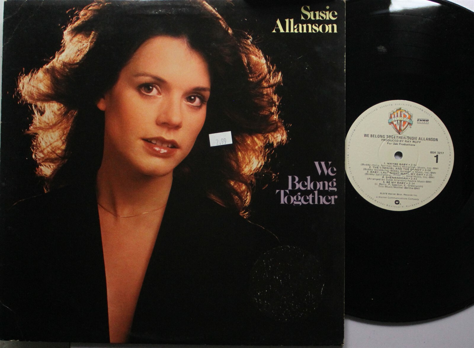 Country Lp Susie Allanson We Belong Together On Wb - Vg+ / Vg- (12In On Top Seam | eBay