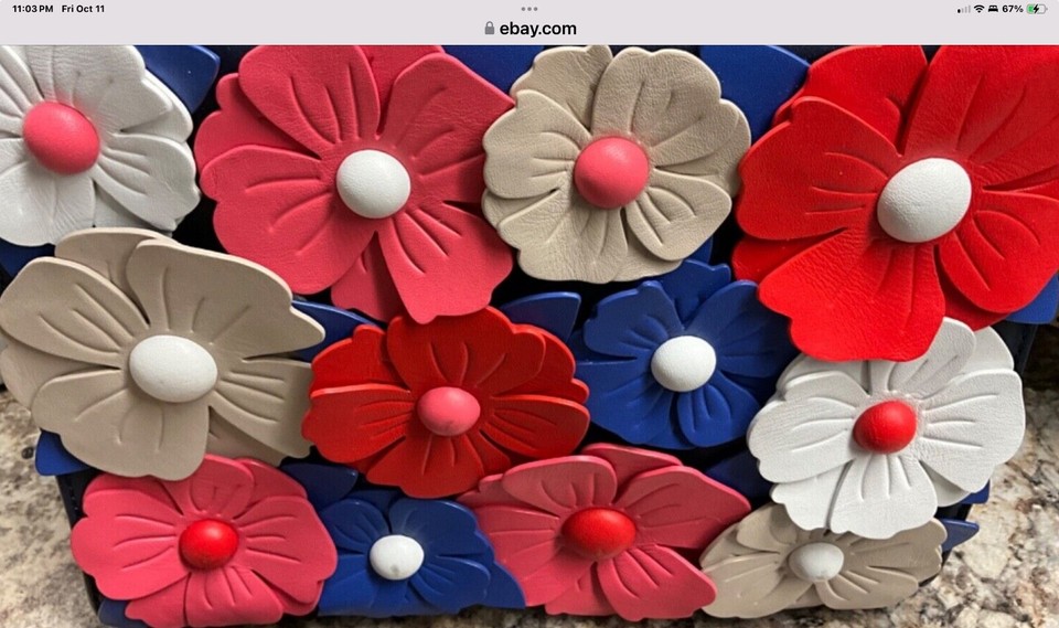 Kate Spade Madison Daisy Lane Conv. Sam Flower Appliqué plus bonus see photos | eBay