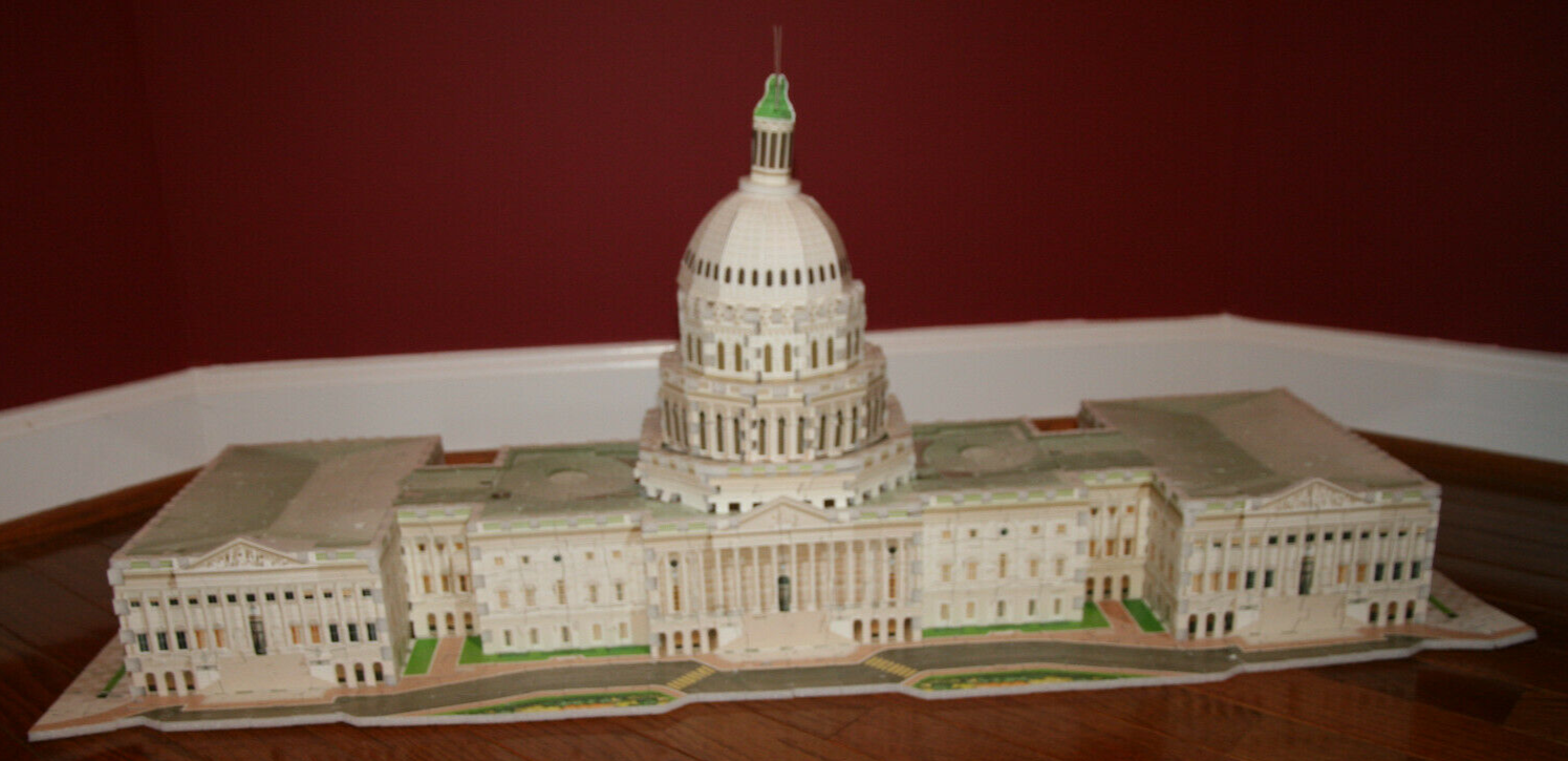 1994 US Capitol Building Puzzle 3D Puzzle 718 Pieces Extra Challenging ...