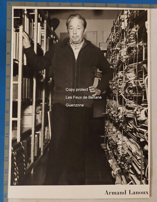 ARMAND LANOUX portrait photo document 1990 | eBay