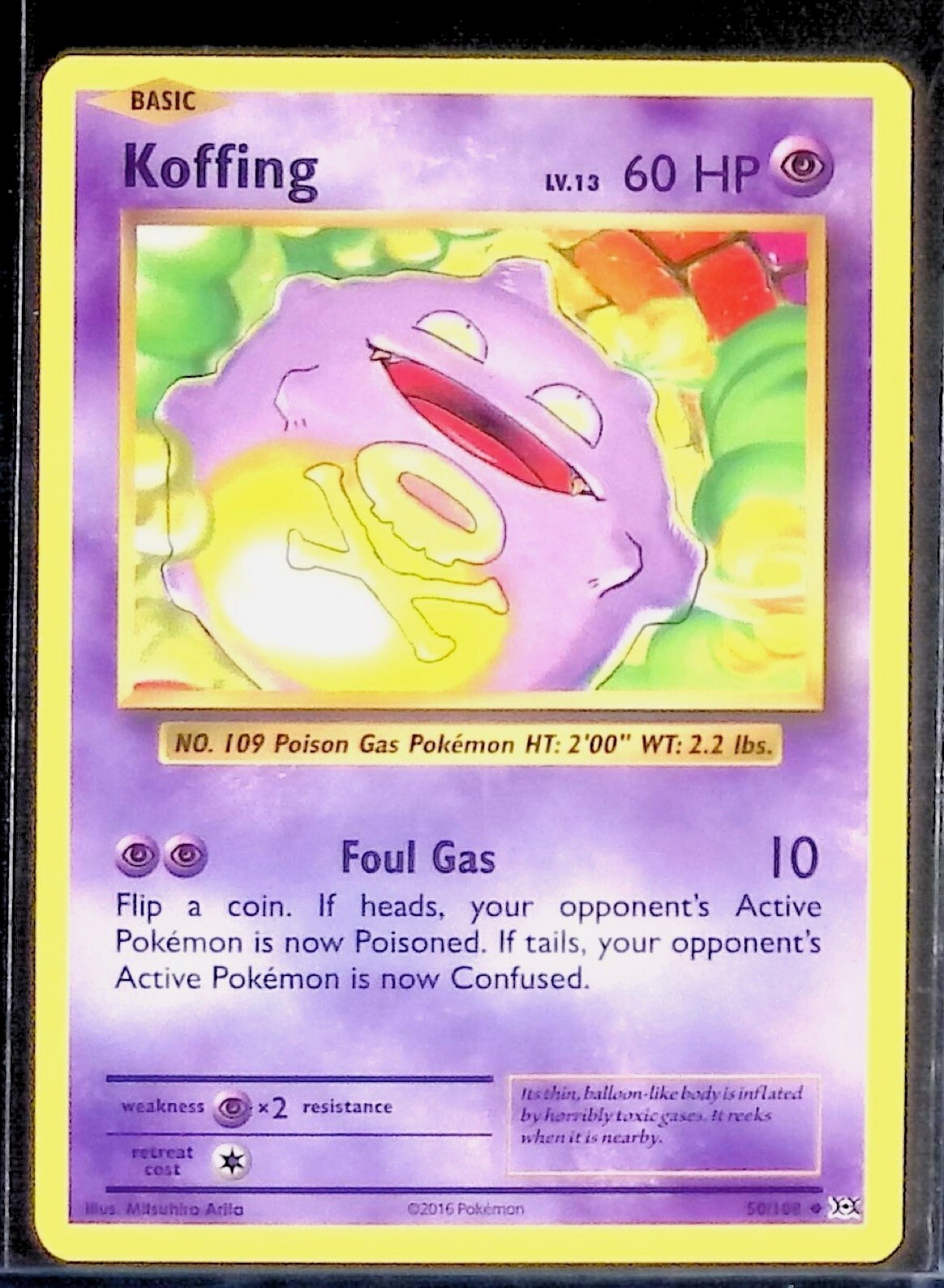 Pokémon 2016 Koffing 50/108 XY Evolutions Pokemon TCG Card NM | eBay