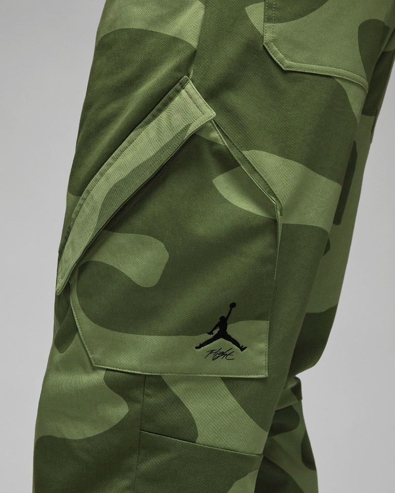 Jordan XL Men's Cargo Pants Green Camo Nike Baggy Stretch Lifestyle ...