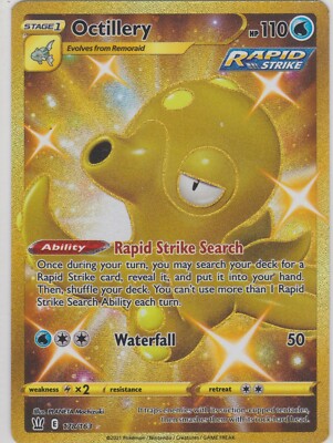 Pokemon TCG SS Battle Styles 178/163 Octillery Secret Gold Rare Card | eBay