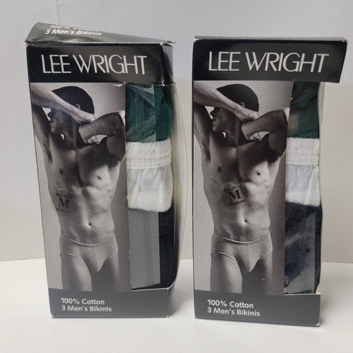Vintage Lee Wright Mens Medium Cotton Bikini Pouch Underwear 6 Pairs, NOS | eBay