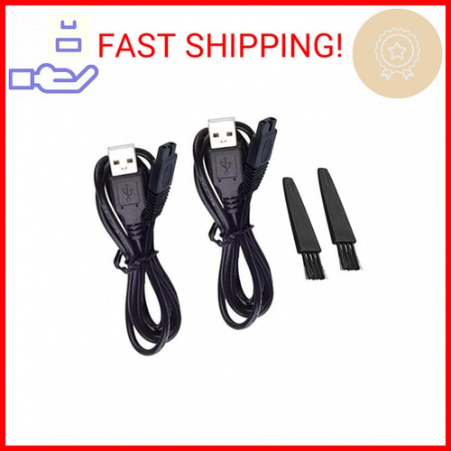 2PCS Shaver Charger for SOLO Men's Rechargeable Full Body Hair Trimmer ...