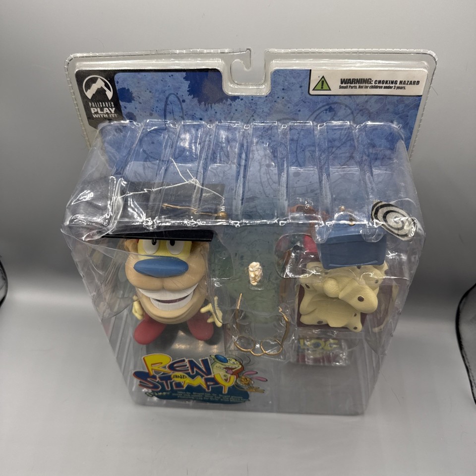 Ren & Stimpy Dr. Stupid Figure: Log For Girls, Blammo (2004, Palisades ...