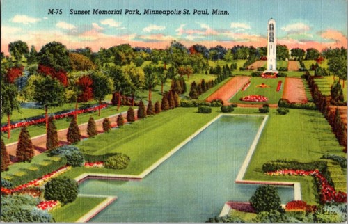 Minneapolis - St. Paul Minnesota MN : MONUMENT SCENE s/18 BF0228 | eBay