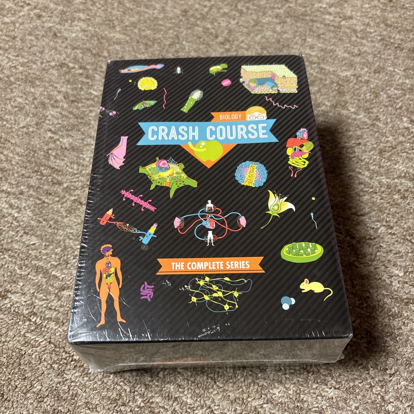 Crash Course in Biology Volume 1-5 DVD Set 8 Discs Hank John Green Rare ...