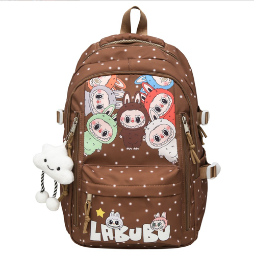 NEW 42cm Labub- Bag Cartoon School For Girls Kids Large Capacity ...