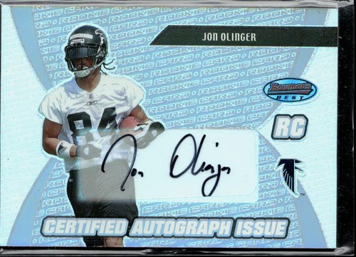 Jon Olinger 2003 Bowman's Best #163 Rookie Auto RC, AU | eBay