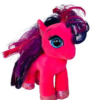 My Little Pony Beanie Babies Ruby Pink TY plush stuffed animal ponies ...