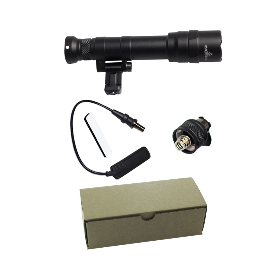 For M640DF Tactical Flashlight with Tail Cover & Tail Switch Weapon ...