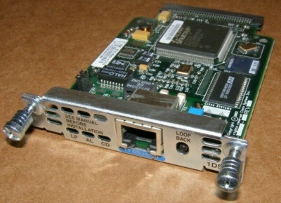 CISCO WIC-1DSU-T1 WAN INTERFACE CARD 2600 1800 2800 ROUTER **1-YEAR ...