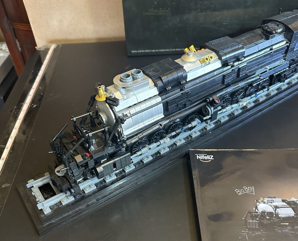 Big Boy Locomotive, Articulated Steam Locomotive Building Block Set ...