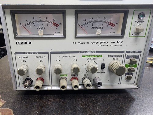 LEADER DC LPS-152 TRACKING POWER SUPPLY 0-6V/0-5A | eBay