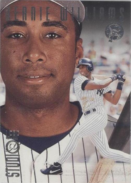 1996 Leaf Studio - Bernie Williams #44 for sale online | eBay