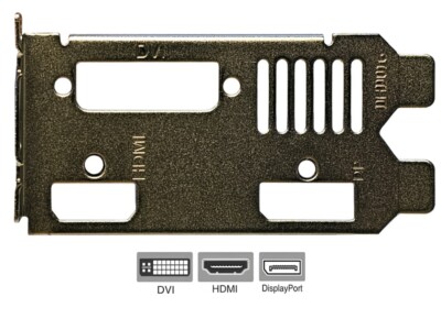 GTX 1050 Low Profile Bracket for Video Graphics Card HDMI DVI ...