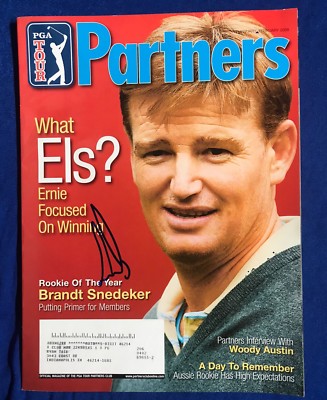Ernie Els Autographed Magazine Signed PGA Golf Autographed | eBay