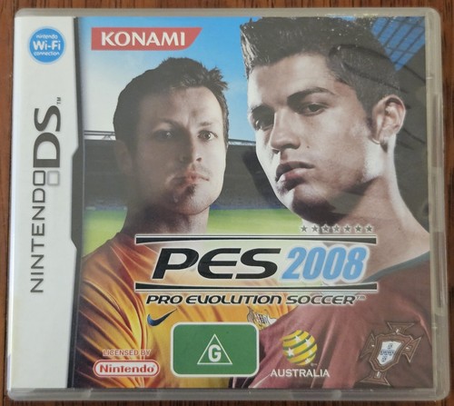 Pro Evolution Soccer 2008 Nintendo DS PES Manuals Case & Cover Free ...