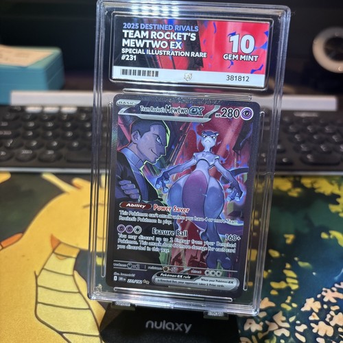 Perfect 10 Team Rocket's Mewtwo EX 231/182 Destined Rivals - one of ...