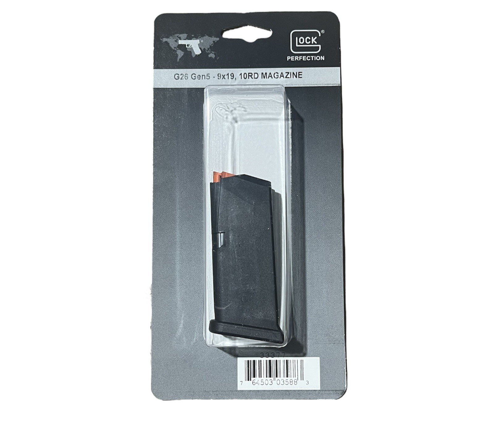 NEW OEM GLOCK 26 G26 GEN 5 9MM 10 ROUND RD MAGAZINE MAG 33377 ...