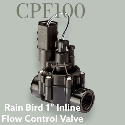 Rainbird 1" In Line Valve Flow Control CPF100 Sprinkler Irrigation 1 in ...