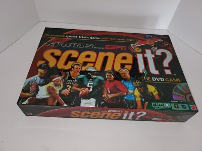 2005 Scene It? Sports powered by ESPN DVD GAME (DVD Tested Works Great ...