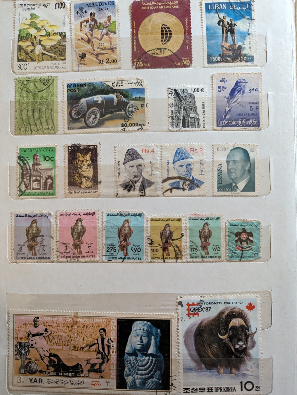 Very Rare Vintage Stamp Collection Multinational Stamp Collection Free ...