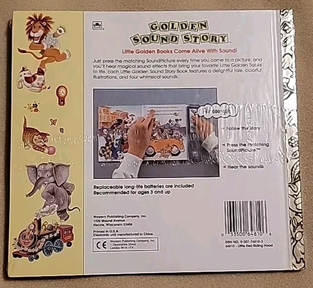 NEW Little Red Riding Hood (LITTLE GOLDEN SOUND STORY BOOK) Hardcover ...