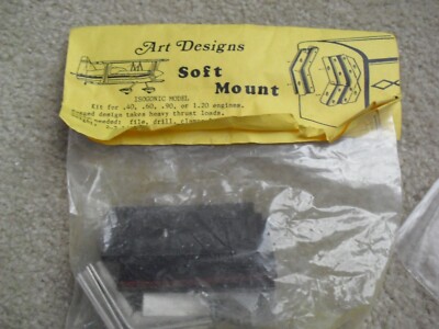 Vintage RC Airplane Part Art Designs Soft Motor Mount Isogonic Model ...