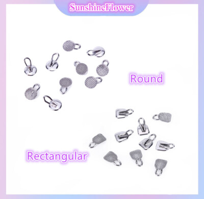 10x Dental Orthodontic Caplin Hook Traction Bondable Lingual Button ...