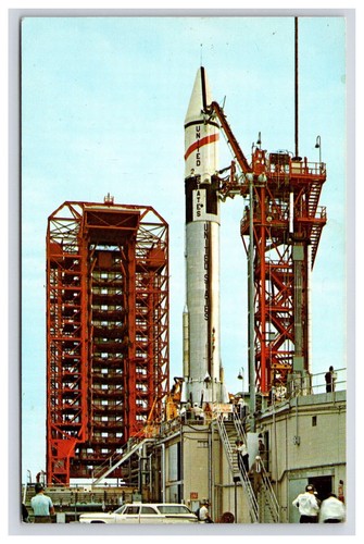 Postcard: Space: Atlas Centaur, Pre-Launch, NASA, Cape Kennedy ...