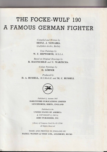 The Focke-Wulf 190 A Famous German Fighter | eBay