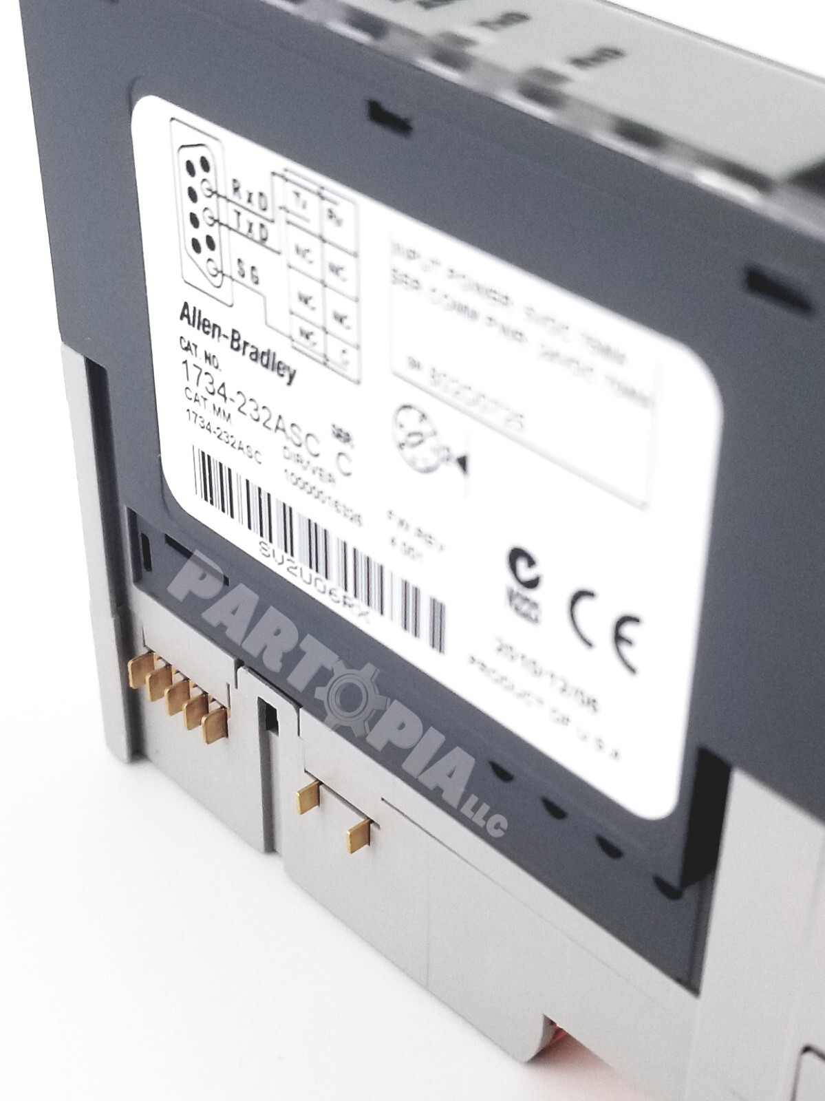 Allen Bradley 1734-232ASC /C, Serial Interface Module, F/W Rev. 4.001 ...