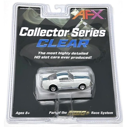 AFX 22068 1965 Shelby GT35 White / Blue HO Scale Slot Car | eBay