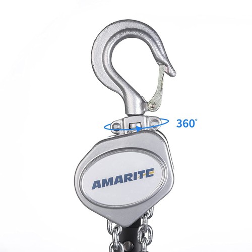 Mini Lever Chain Hoist 1/2 ton，Small Come Along 1100 lbs 5ft Lift ...