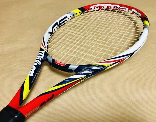 Wilson Steam Pro 3 95" Tennis Racket Kei Nishikori Edition Used | eBay