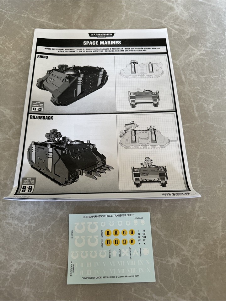 Razorback Space Marines Warhammer 40K OVP | eBay.de