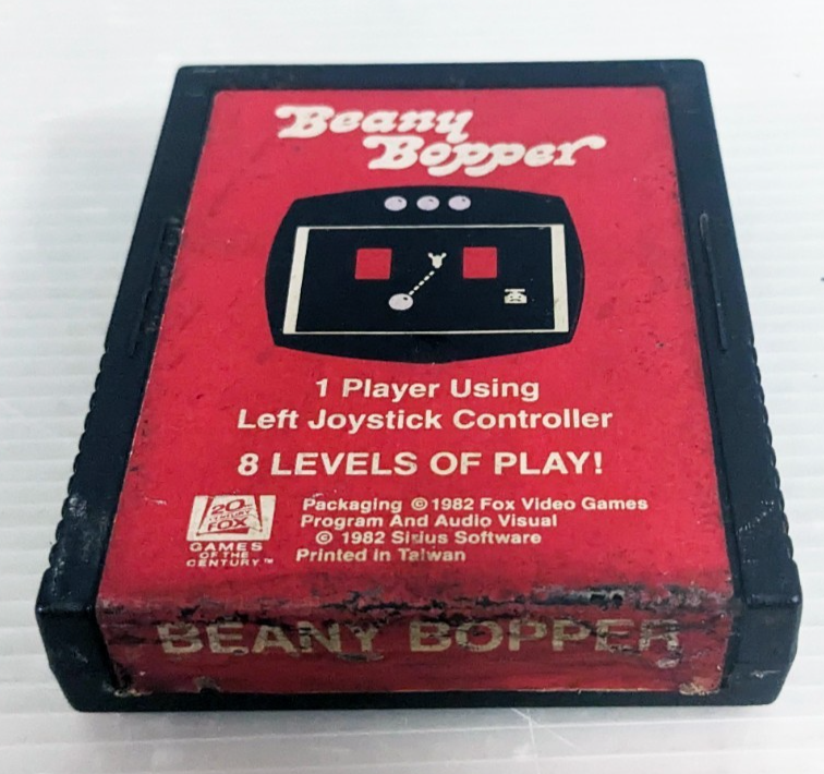 Beany Bopper Classic Atari 2600 Loose Game Cartridge Fox 20th Untested ...