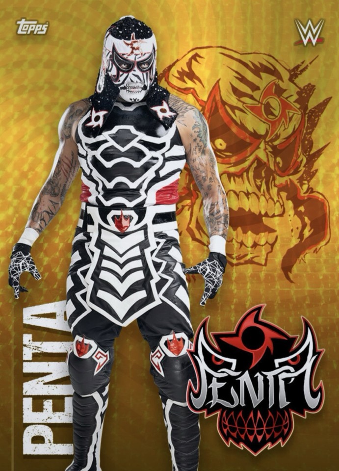 2025 WWE Topps Slam PENTA Debut ICONIC GOLD - PENTA (Slam Digital Card ...