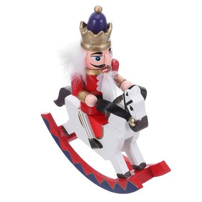 Mini Wooden Nutcracker Soldier Figurine On For Christmas Decor | eBay ...