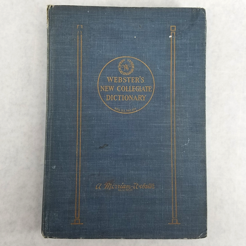 Vintage 1953 Webster's New Collegiate Second Edition Dictionary w ...
