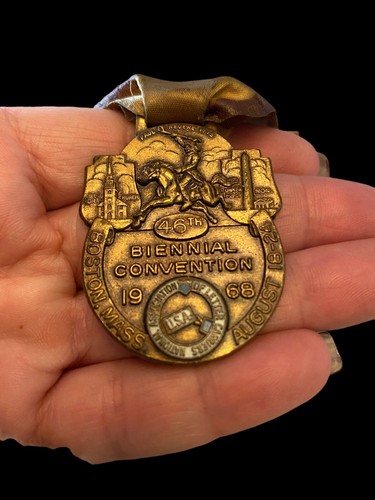 1968 National Association Of Letter Carriers USPS 46th Convention Medal ...