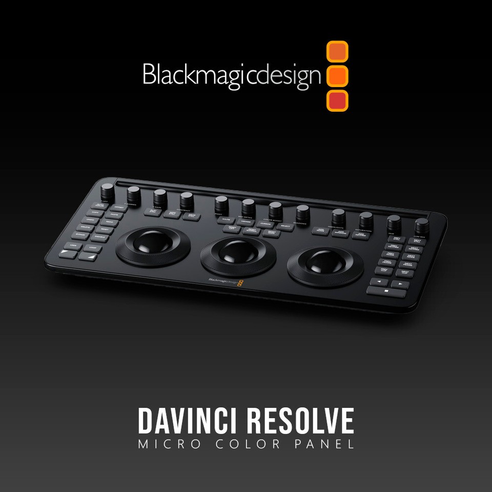 Blackmagic Design DaVinci Resolve Micro Color Black Panel Bundle | eBay