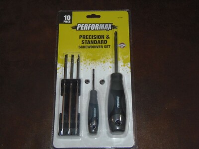 PerforMAX Precision & Standard Screwdriver Set 10 Piece, (2-PO-108) | eBay