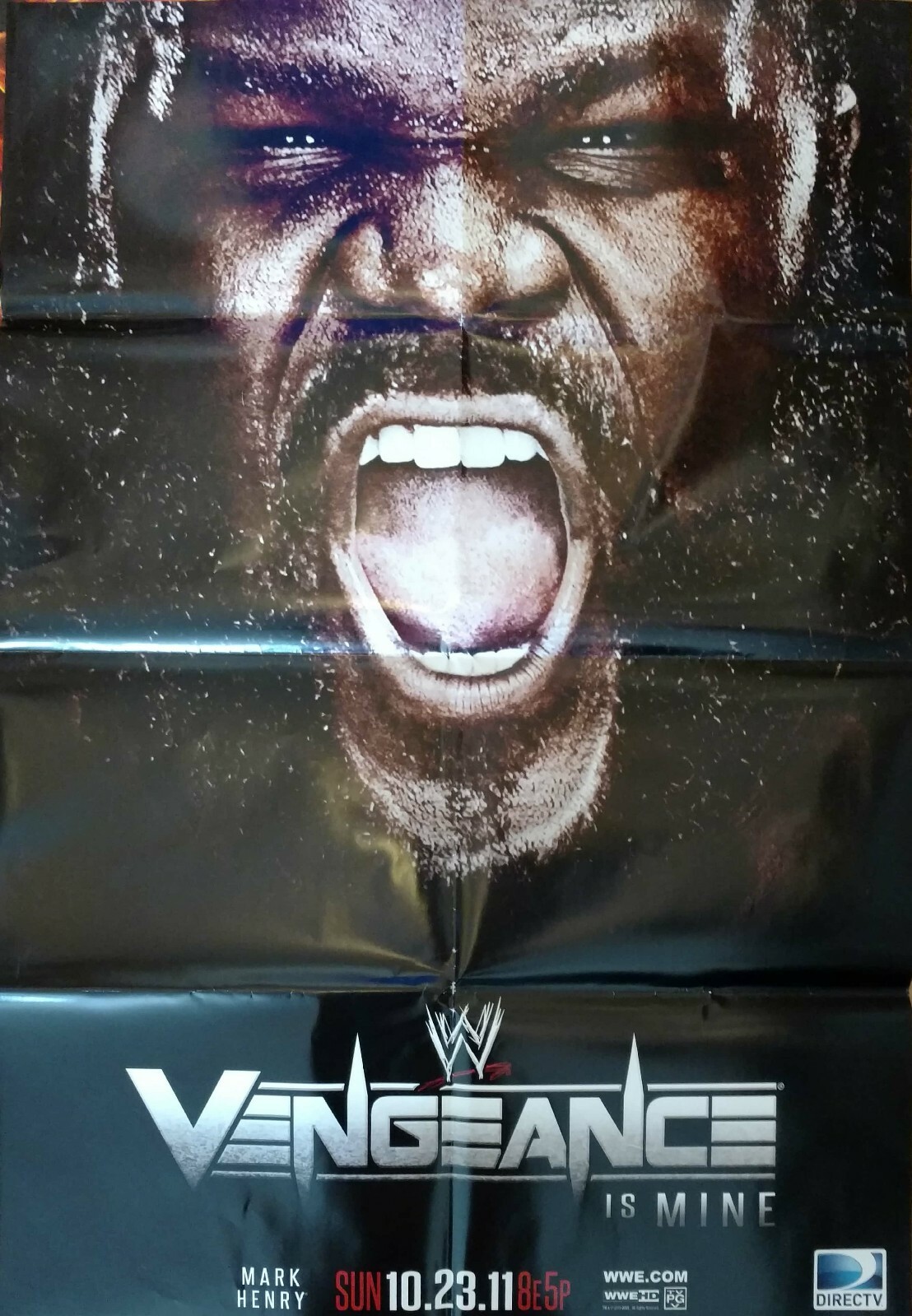 WWE Vengence 2011 PPV Poster, Mark Henry - Excellent | eBay