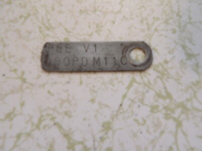 1970 FORD TORINO C4 TRANSMISSION TAG PEE V1 | eBay