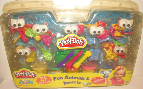 Play-Doh Fun Animals & Insects Set Zoo Bugs Birds Butterfly Google Eyes ...
